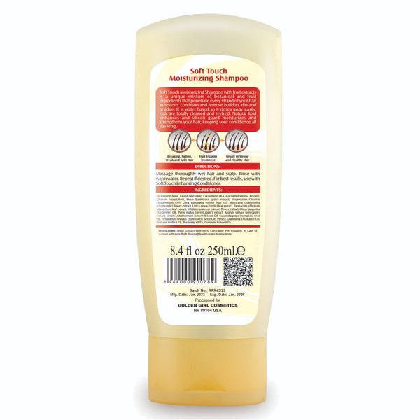 Soft Touch Moisturizing Shampoo with fruit extract – Golden Girl Cosmetics